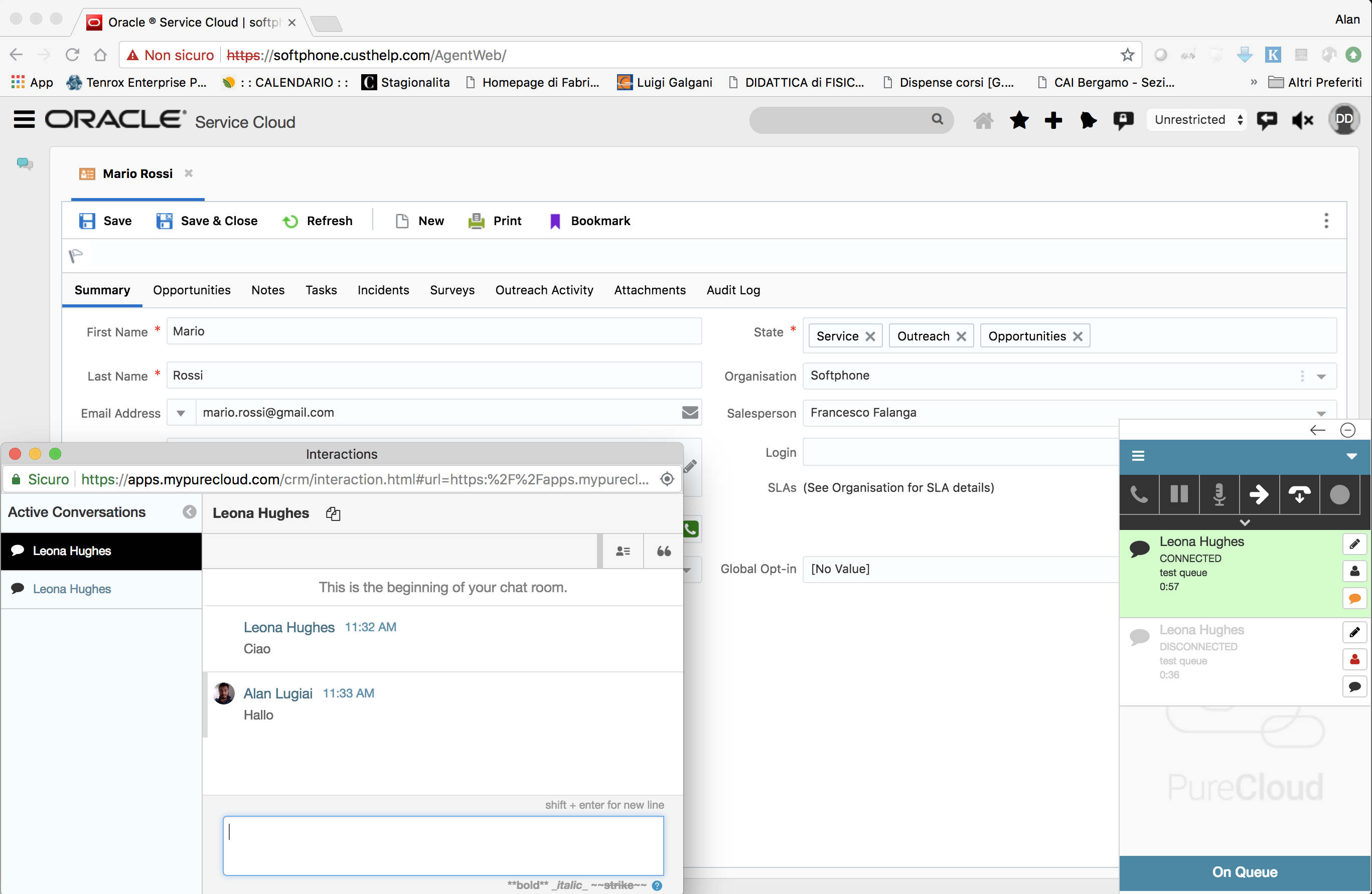 Main features and functionality