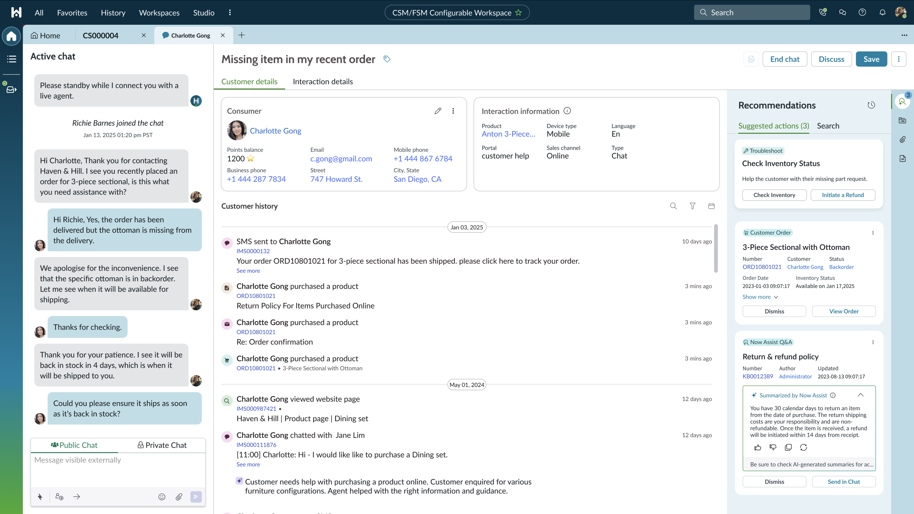 Native voice controls Embedded WEM agent activity dashboard External ...