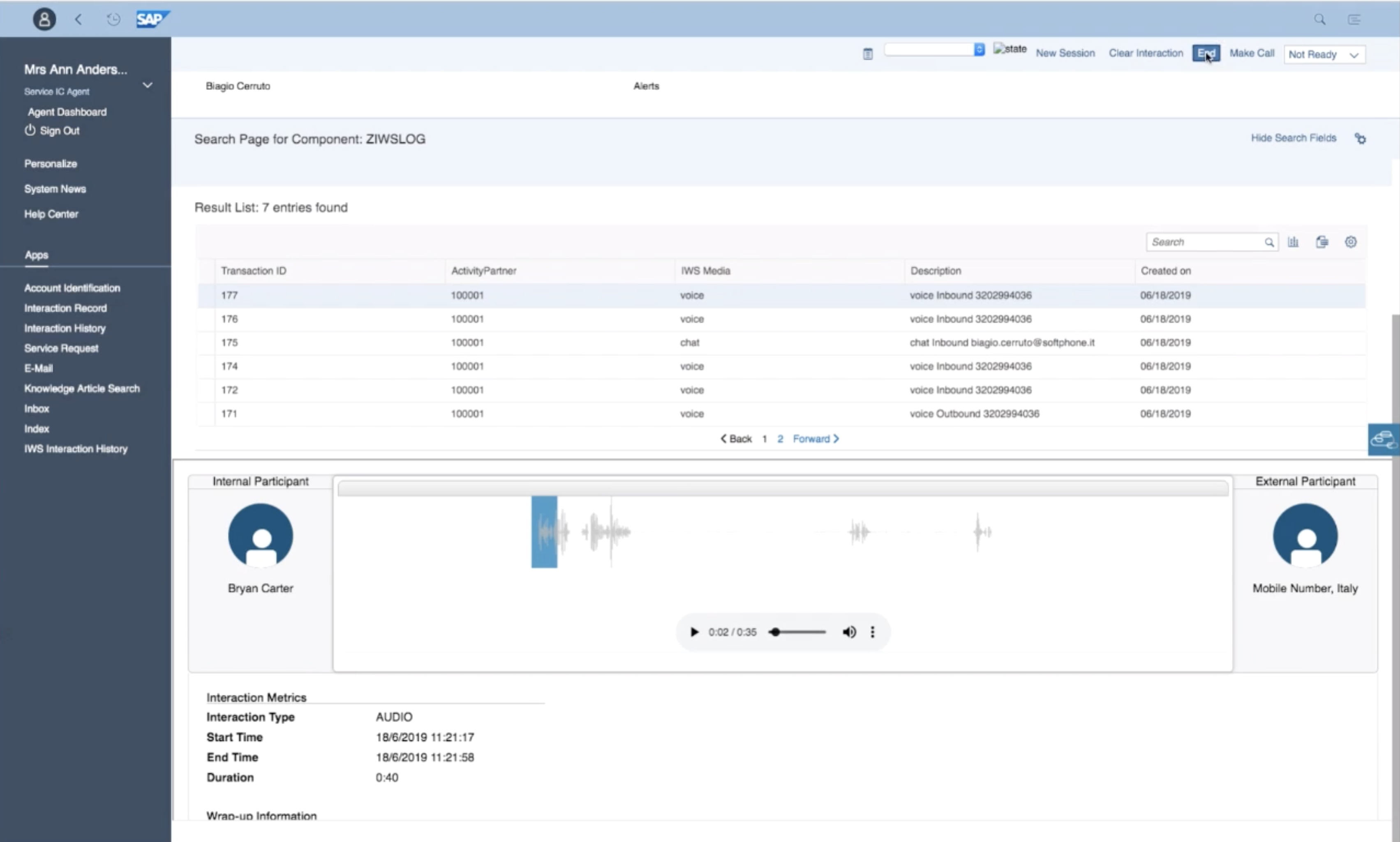 Main features and functionality