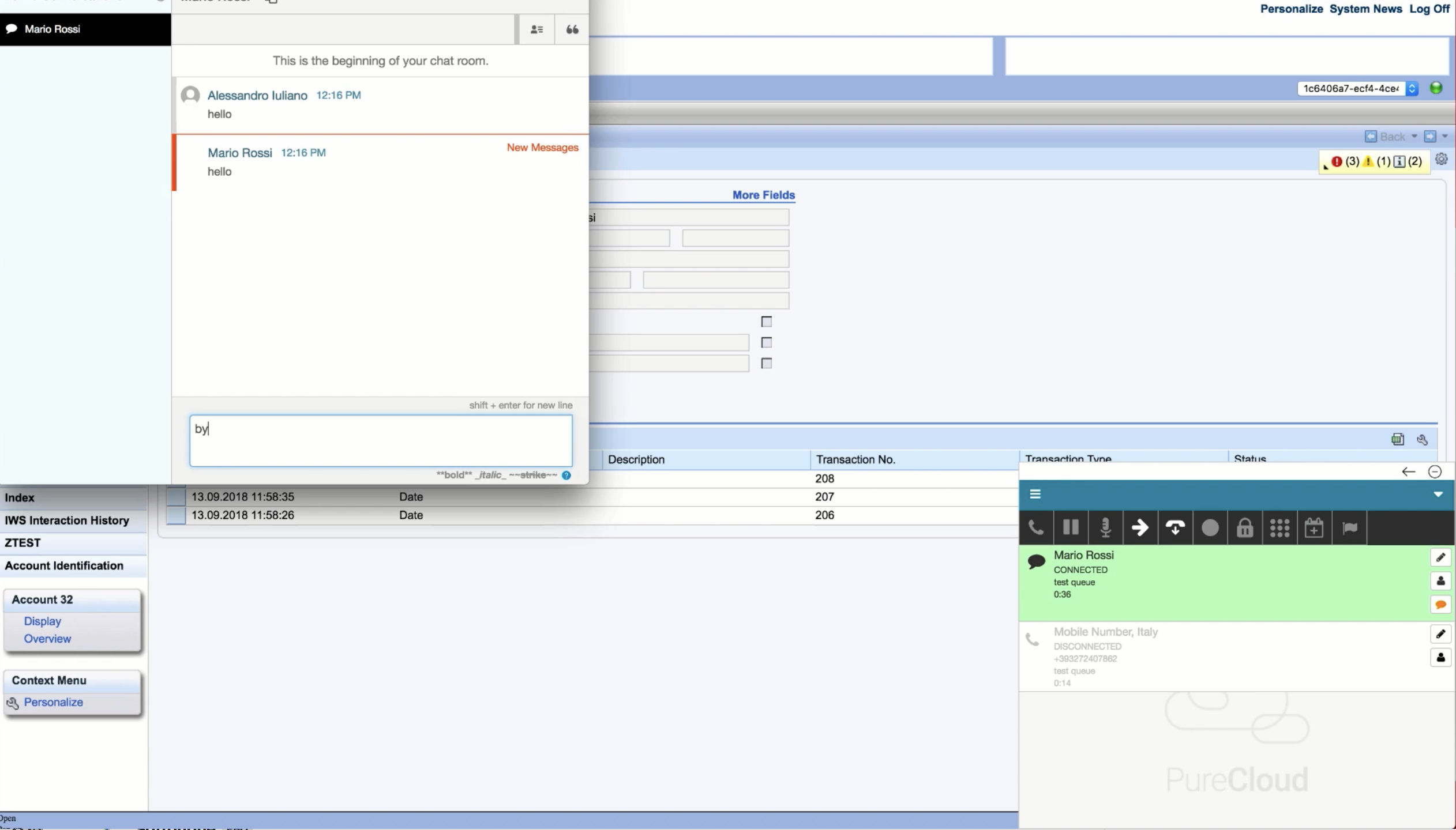 Main features and functionality