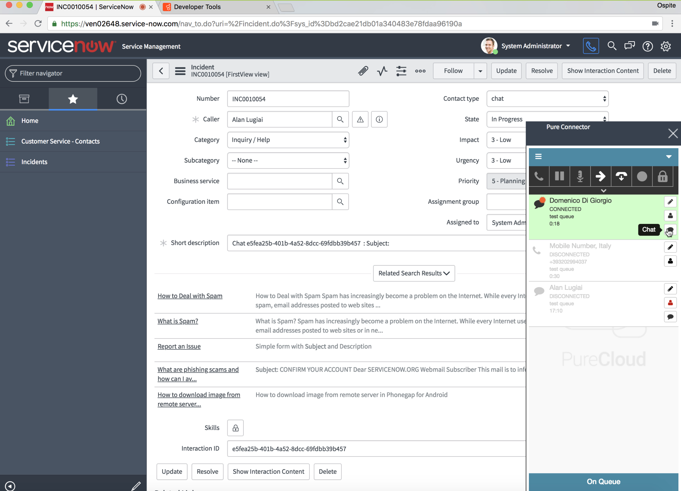 Main features and functionality