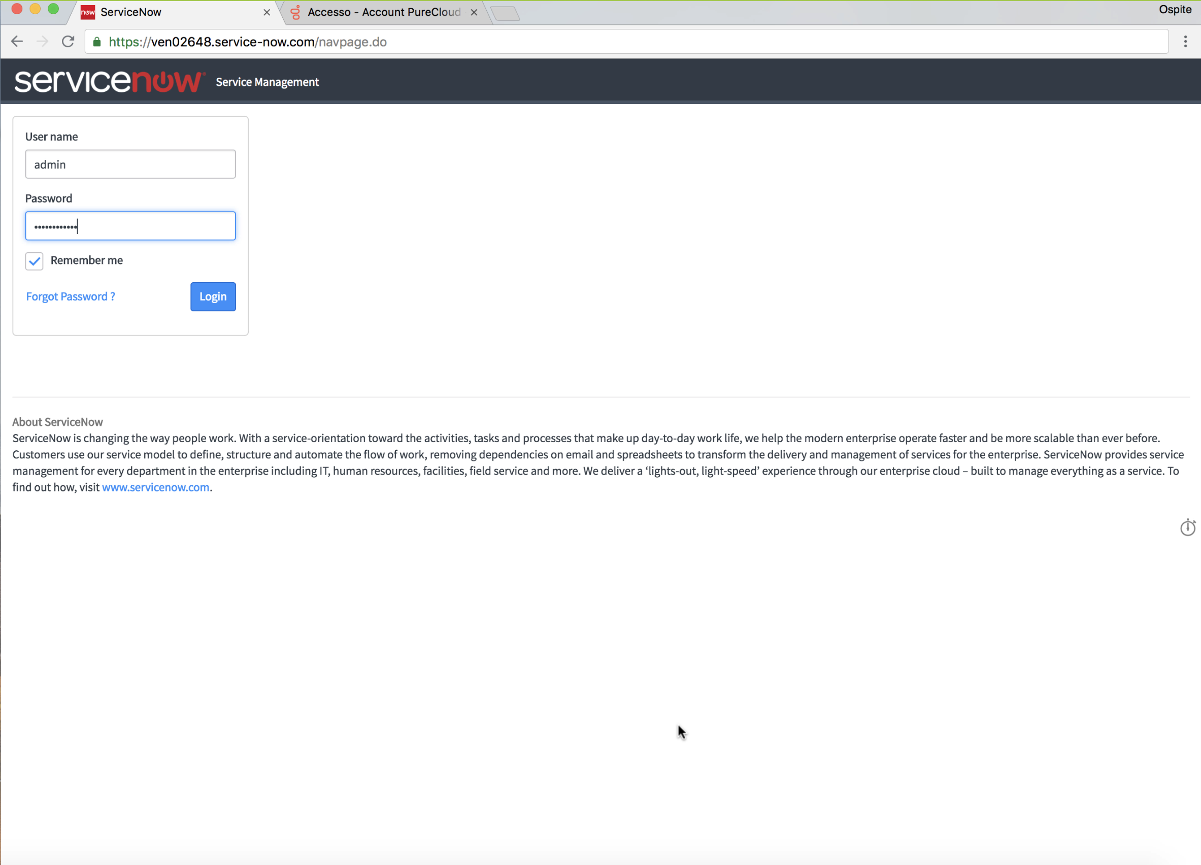 Main features and functionality