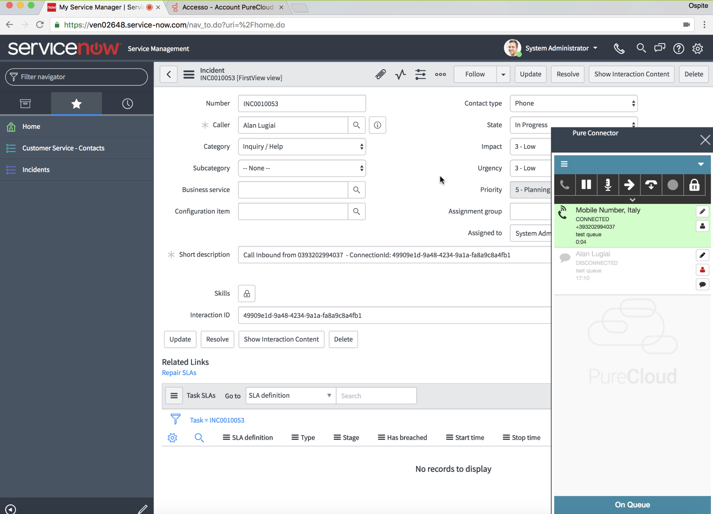 Main features and functionality