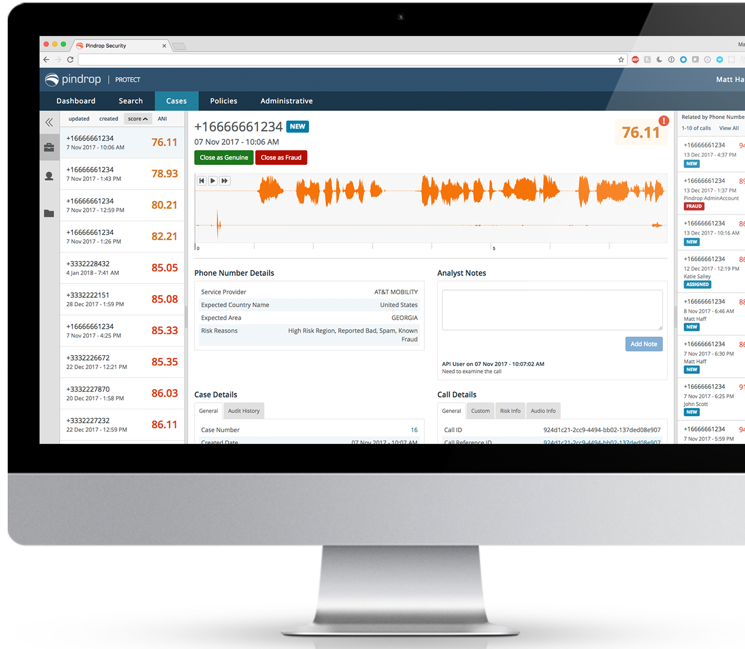 Additional Details - Pindrop