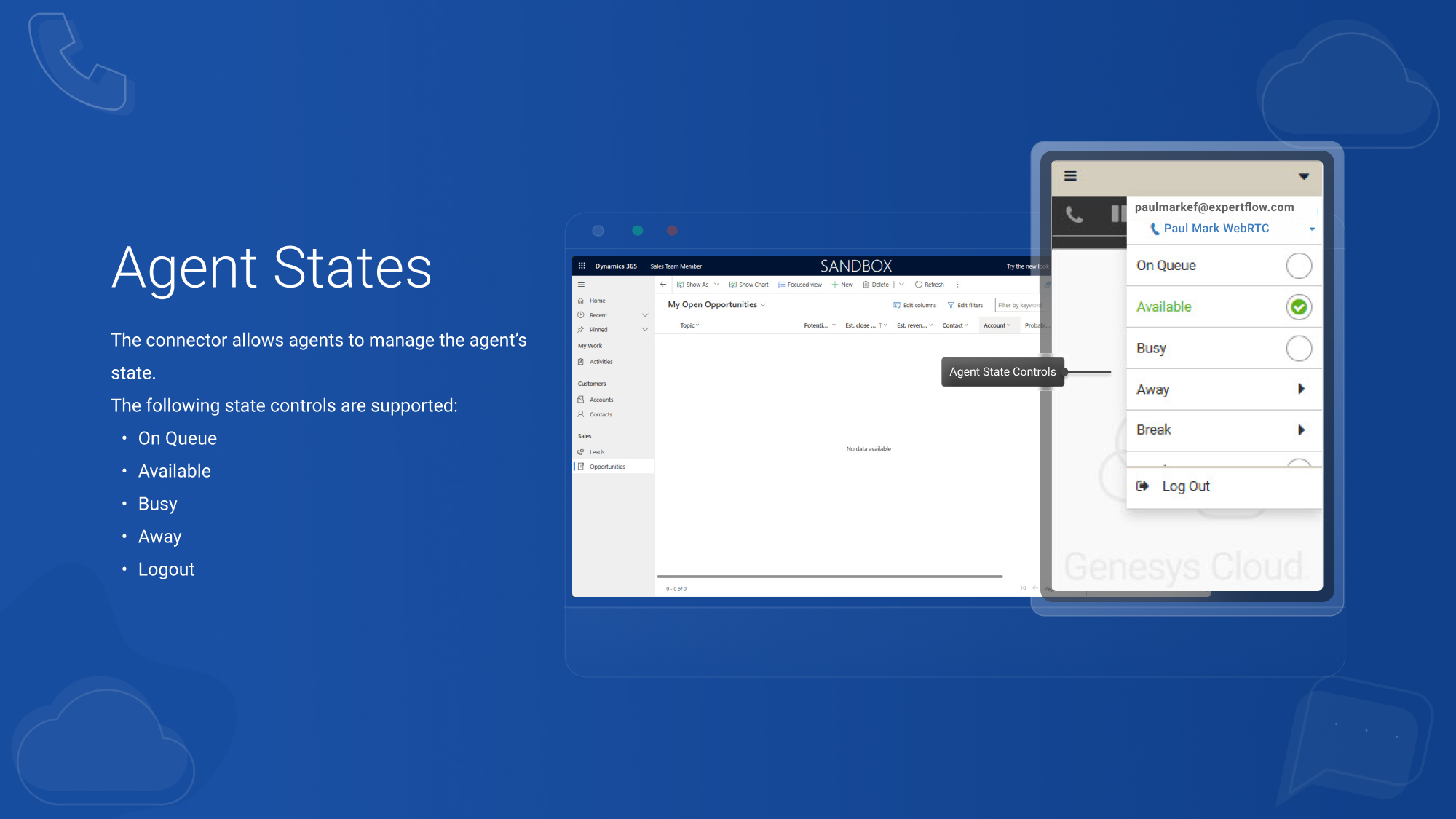 CTI Call Controls: Using the communication toolbar, the agent can ...