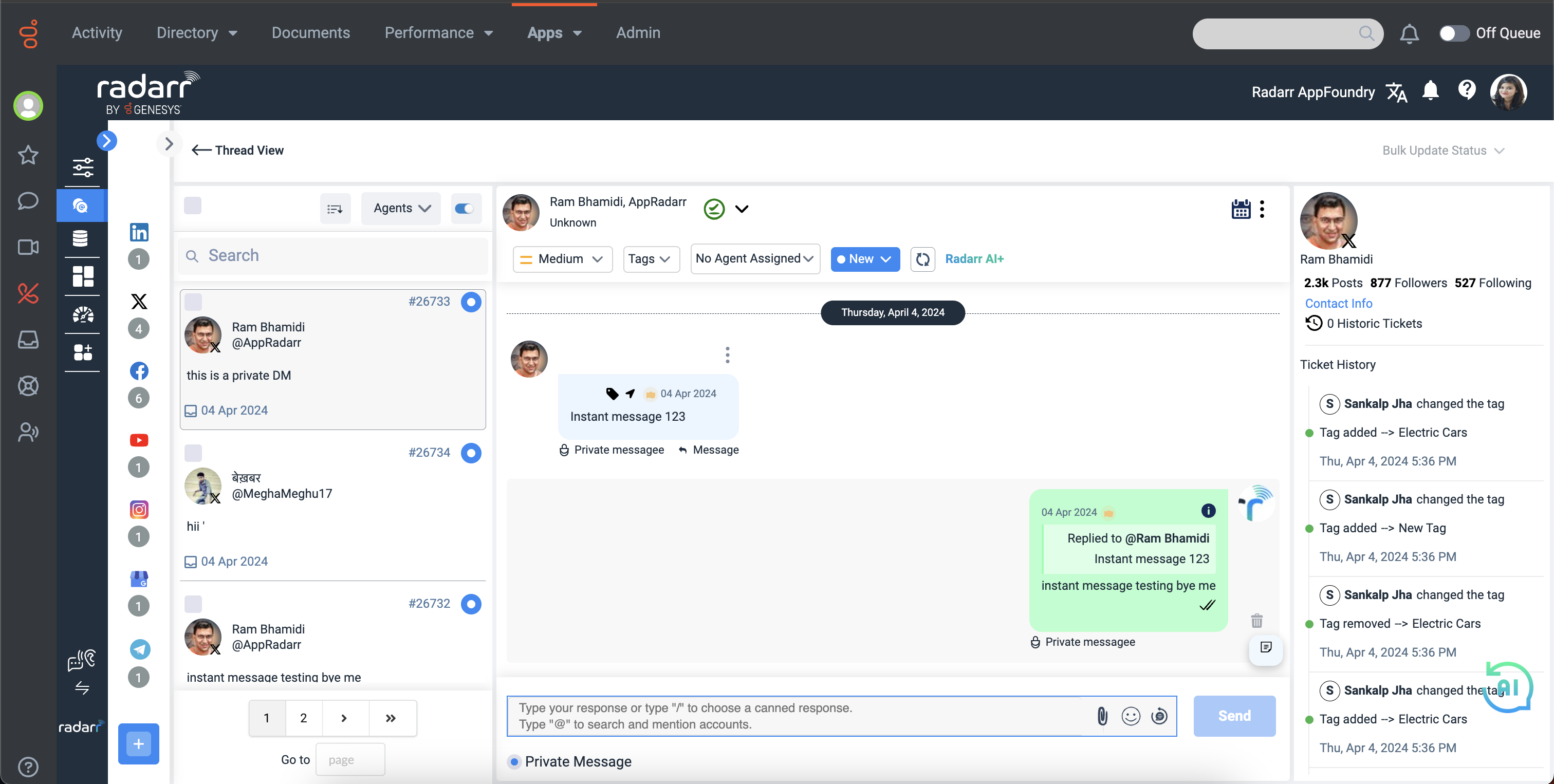 Additional Details - Radarr (a Genesys company)